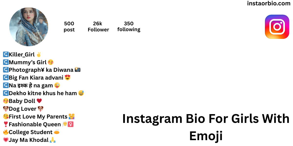 450+ New Girl Bio For Instagram Cool Stylish 2025