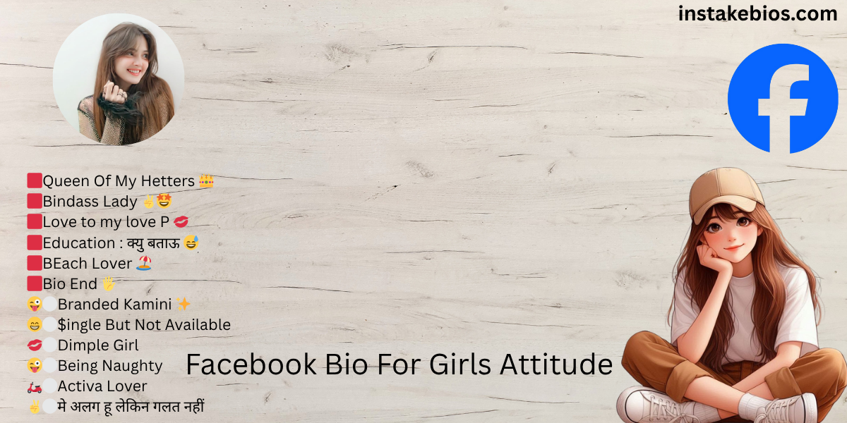 500+ Facebook Bio For Girls Cool-Attitude Stylish Bio 2025